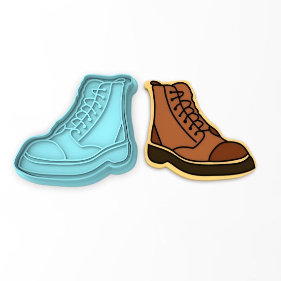 Work Boot Cookie Cutter Stamp Stencil SHARP EDGES FAST | Etsy