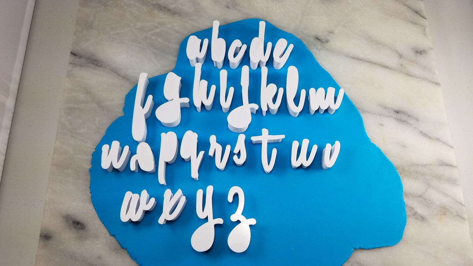 Honey Cursive Letter Cookie Stamps Set FAST Shipping - Etsy