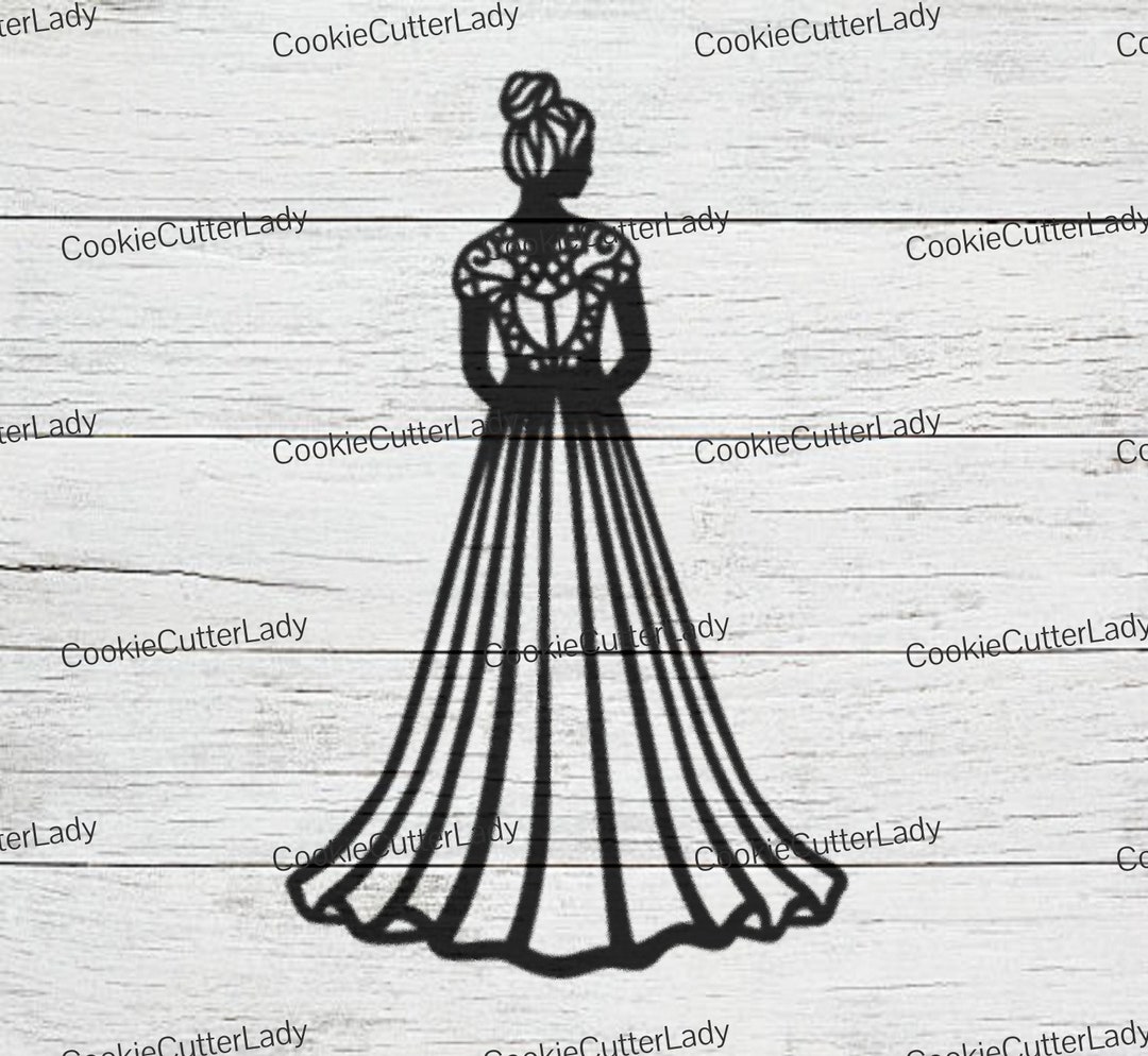 Wedding Bride Dress Stencil | REUSABLE, DURABLE, WASHABLE Craft Stencil ...