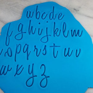 Honey Cursive Letter Cookie Stamps Set - FAST Shipping - Choose Your ...