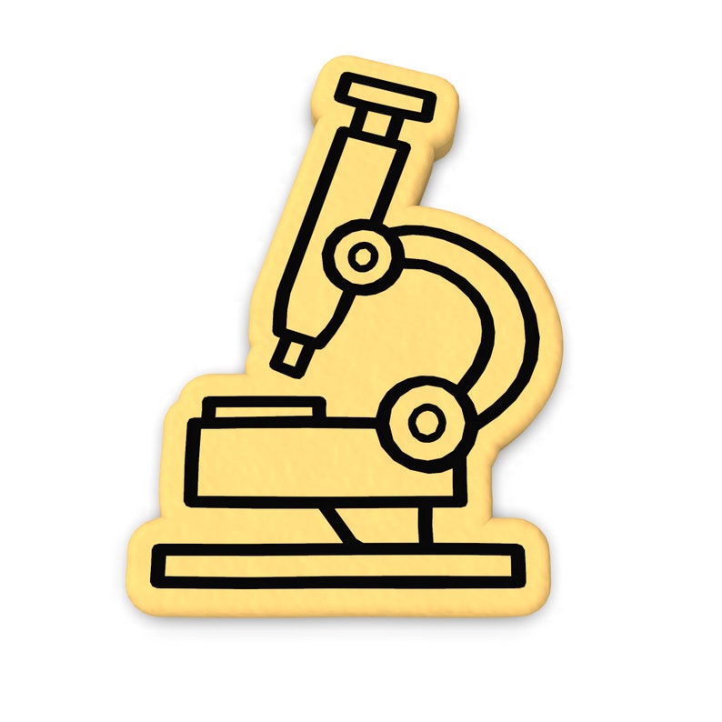 Microscope Cookie Cutter | Stamp | Stencil - SHARP EDGES - FAST ...