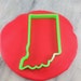 Indiana Cookie Cutter Outline - SHARP EDGES - FAST Shipping - Choose ...