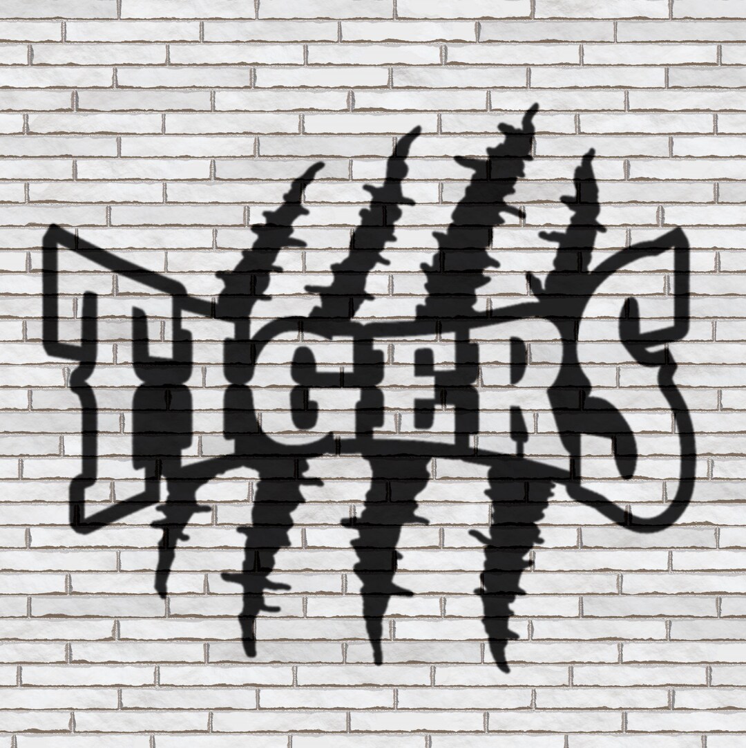 Tiger Mascot Words Stencil | REUSABLE, DURABLE, WASHABLE Craft Stencil ...