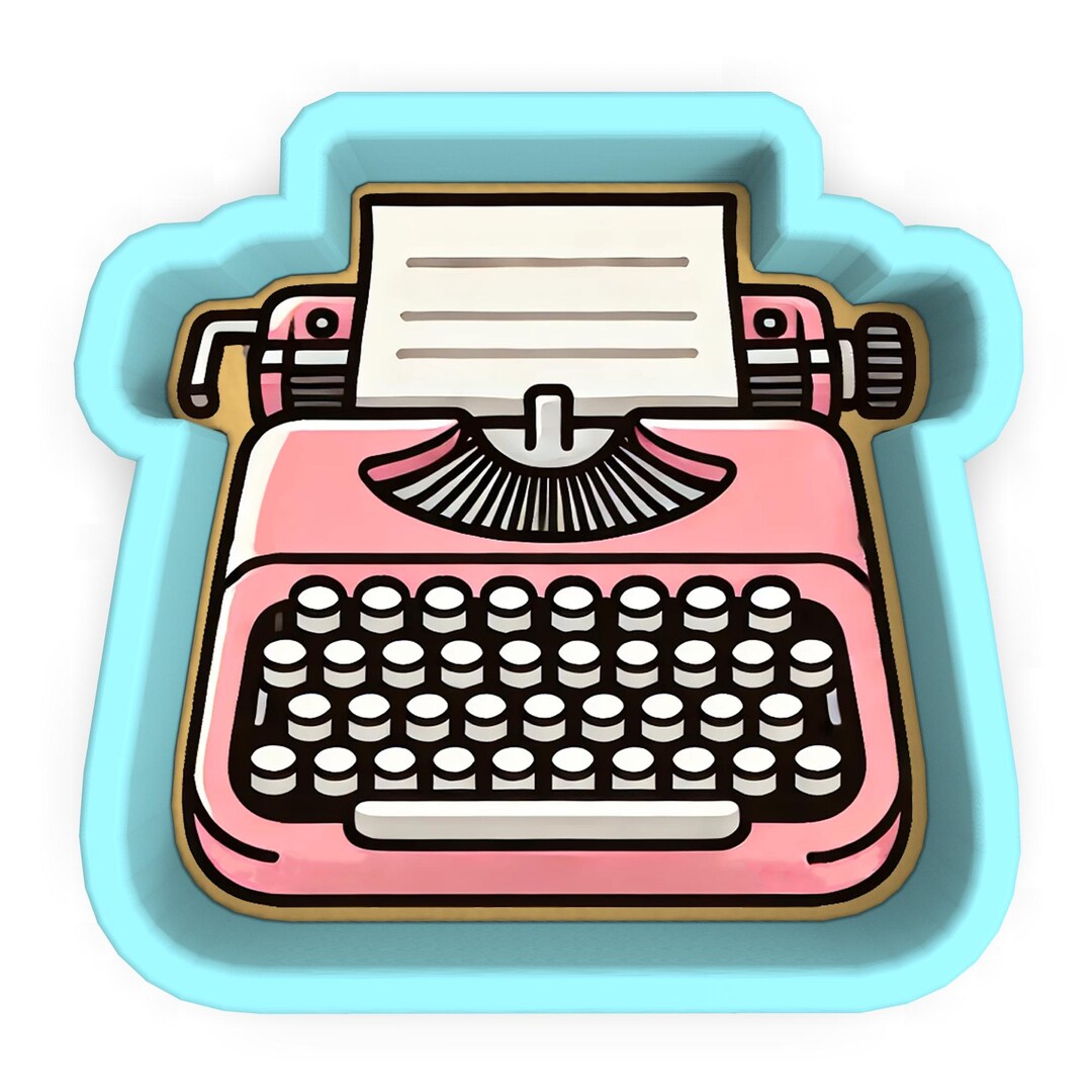 Typewriter Cookie Cutter | Stamp | Stencil - SHARP EDGES - FAST ...