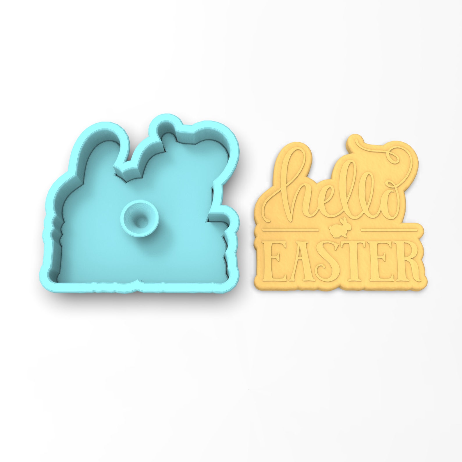 Hello Easter Cookie Cutter | Stamp | Stencil - SHARP EDGES - FAST ...