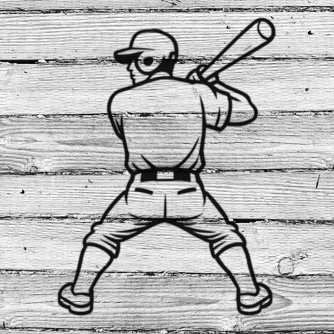 Batter Stencil | REUSABLE, DURABLE, WASHABLE Craft Stencil | Use for ...