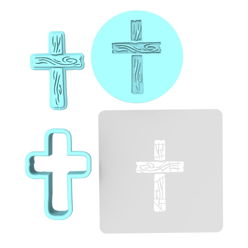 Cross Wood Cookie Cutter | Stamp | Stencil - SHARP EDGES - FAST ...