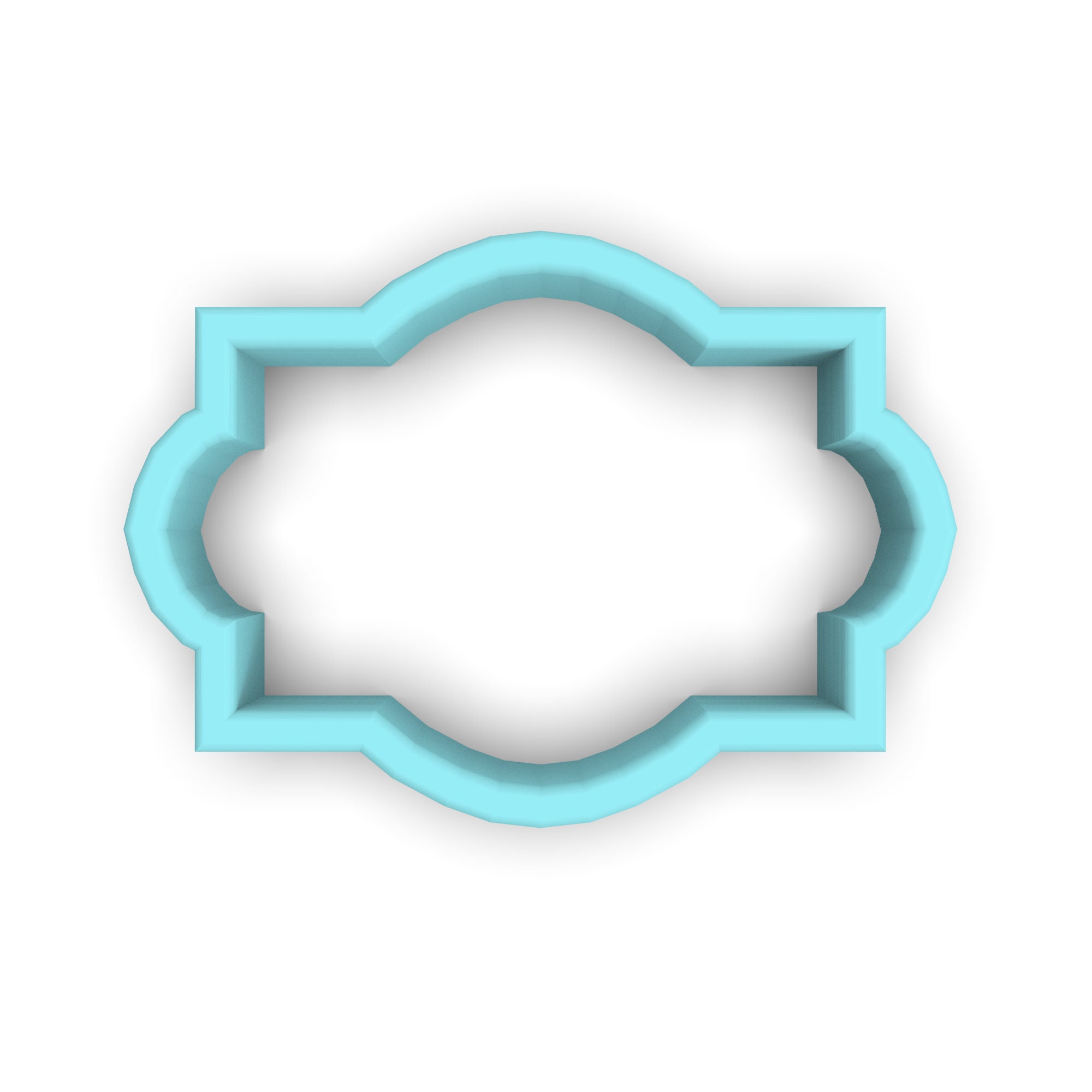 Rectangle Plaque #7 Cookie Cutter - SHARP EDGES - FAST Shipping ...