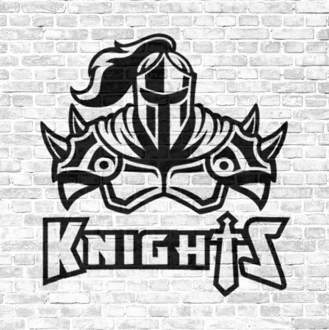 Knight Warrior Gladiator Mascot Stencil | REUSABLE, DURABLE, WASHABLE ...