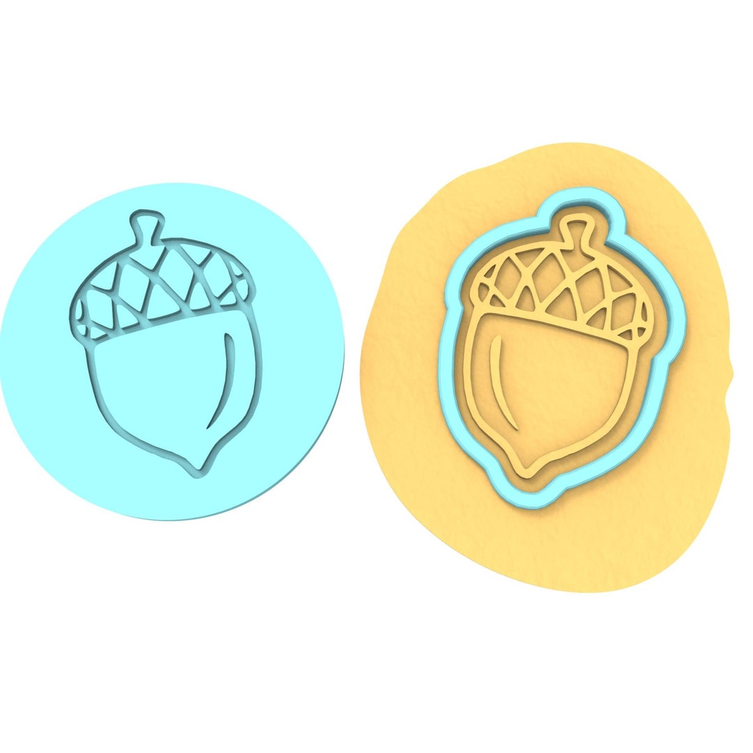 Acorn Debosser | Cookie Cutter | Stencil #1 - Etsy