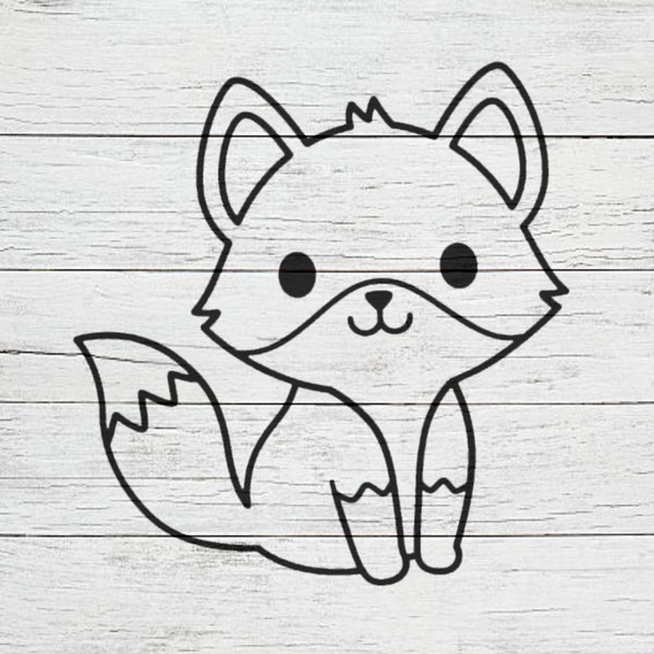 Fox Stencil - Etsy