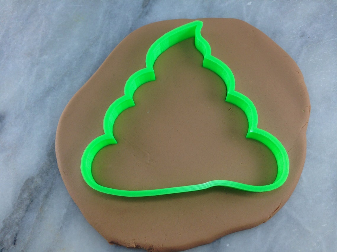 Poop Cookie Cutter Outline - SHARP EDGES - FAST Shipping - Choose Your ...