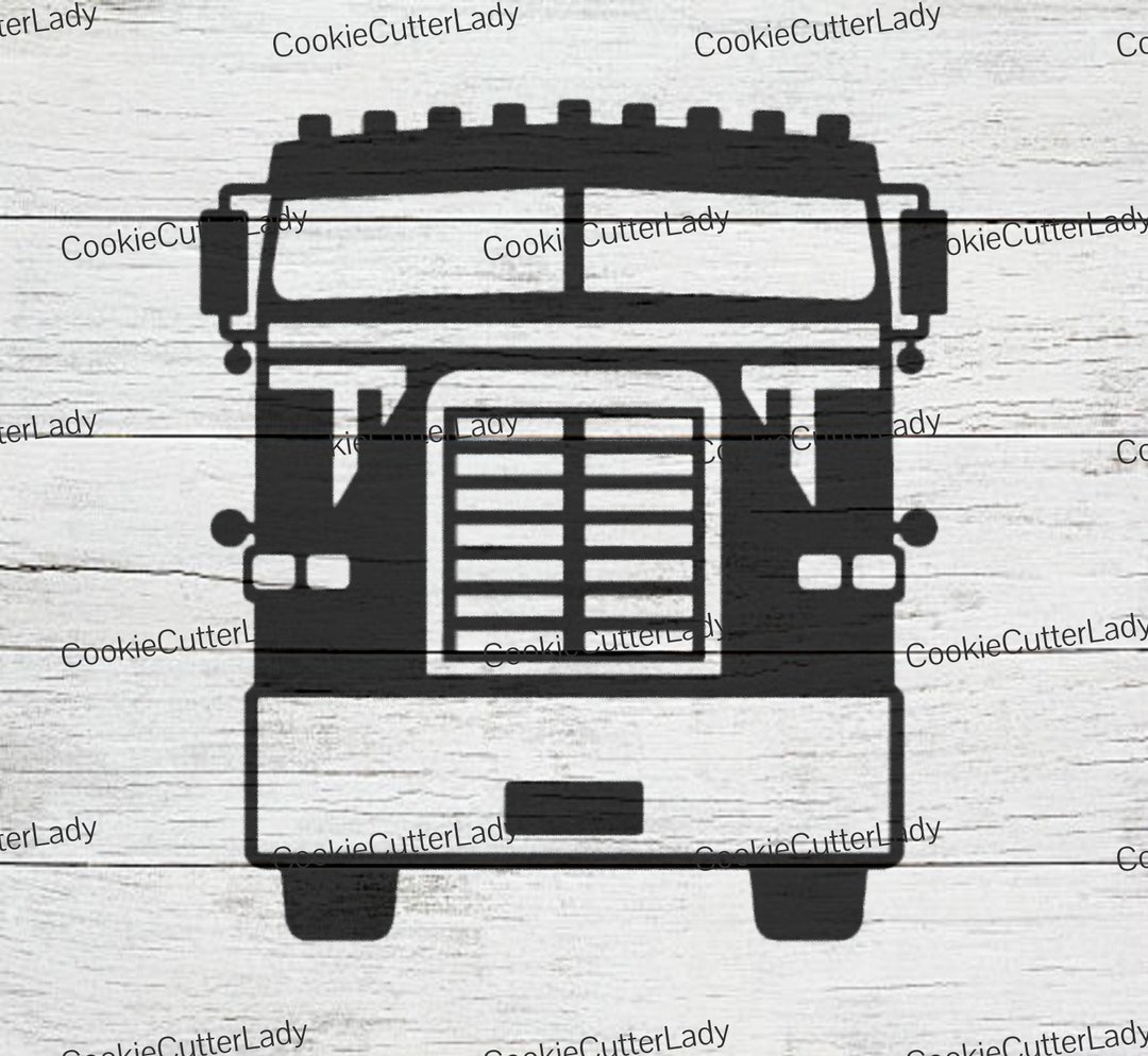 Semi Truck Stencil | REUSABLE, DURABLE, WASHABLE Craft Stencil | Use ...