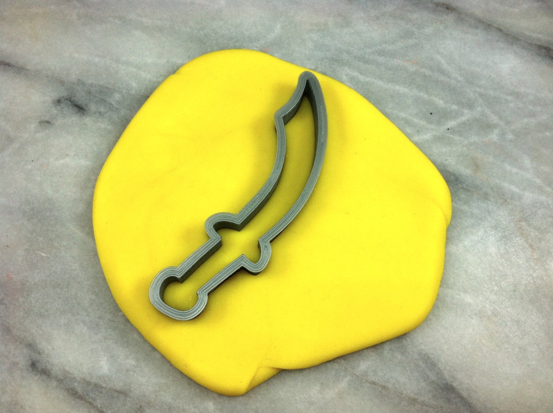 Pirate Sword Cookie Cutter - SHARP EDGES - FAST Shipping - Choose Your ...