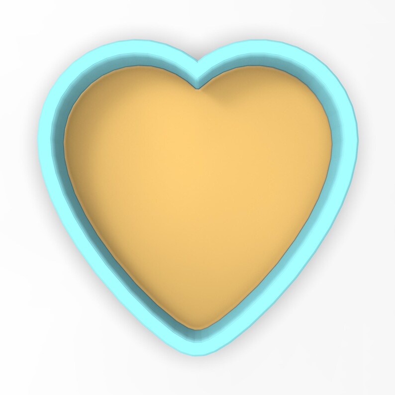 Pizza Heart Cookie Cutter | Stamp | Stencil - SHARP EDGES - FAST ...