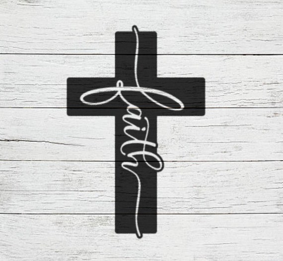 Faith Cross Stencil REUSABLE DURABLE WASHABLE Craft - Etsy