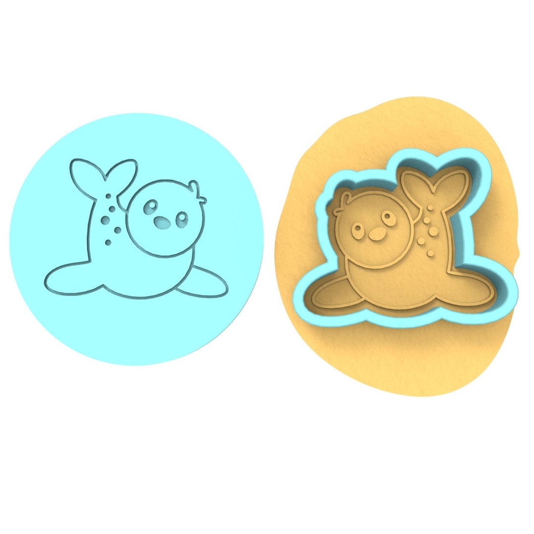Seal Cookie Debosser | Cookie Cutter | Stencil - Etsy