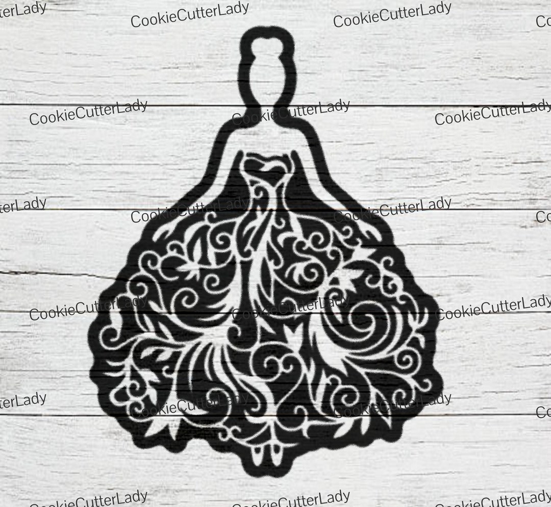 Wedding Bride Dress Stencil | REUSABLE, DURABLE, WASHABLE Craft Stencil ...