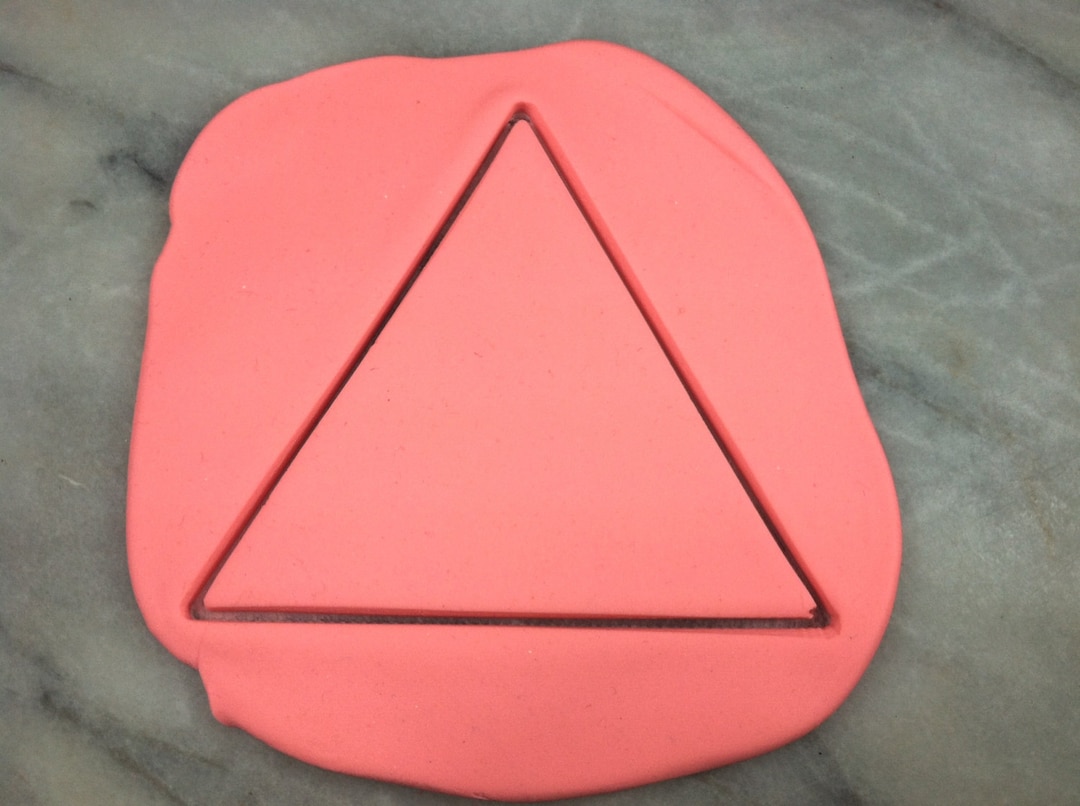 Triangle Outline Cookie Cutter - SHARP EDGES - FAST Shipping - Choose ...