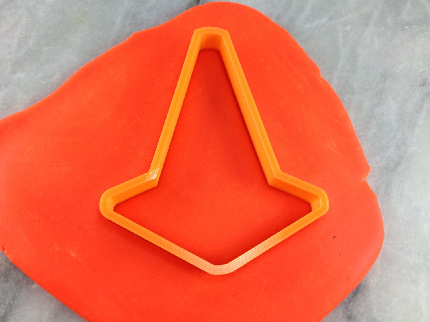 Traffic Cone Cookie Cutter Outline SHARP EDGES FAST | Etsy