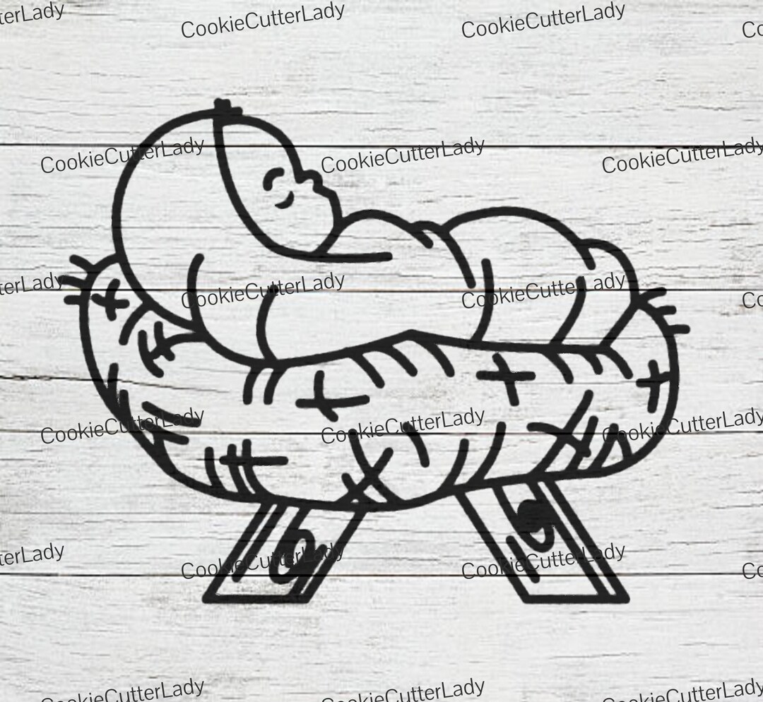 Baby Jesus Manger Stencil | REUSABLE, DURABLE, WASHABLE Craft Stencil ...
