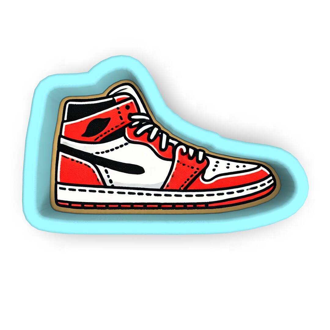 Sneaker Cookie Cutter | Stamp | Stencil - SHARP EDGES - FAST Shipping ...