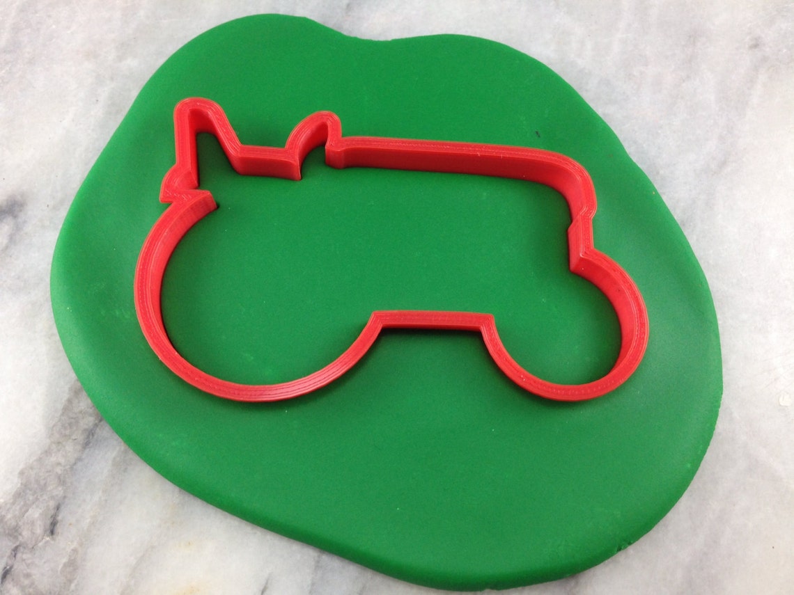 Tractor Cookie Cutter 2-piece Outline & Stamp SHARP EDGES - Etsy
