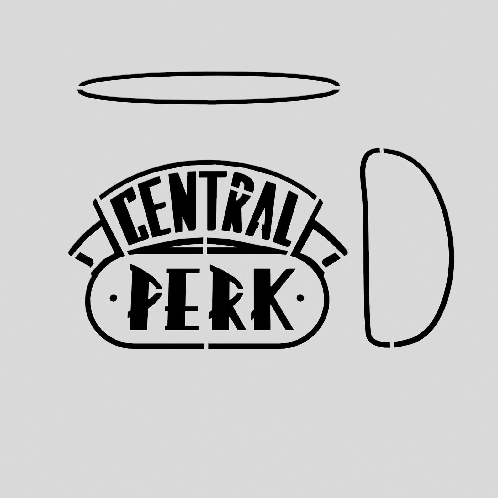 Central Perk Mug Cookie Cutter | Stamp | Stencil - SHARP EDGES - FAST ...