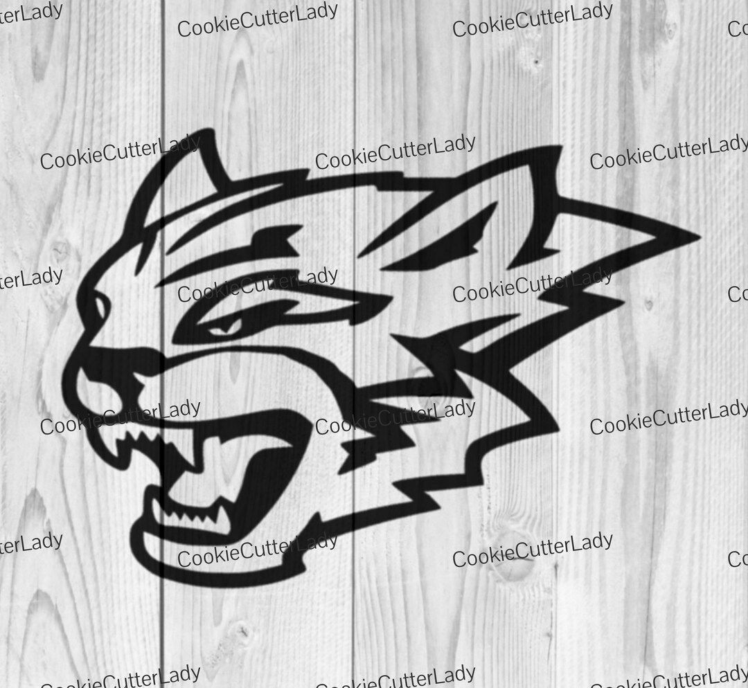 Wildcat Bobcat Mascot Stencil | REUSABLE, DURABLE, WASHABLE Craft ...