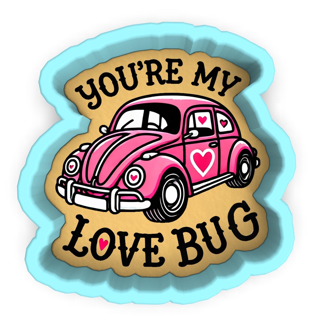 Youre My Love Bug Cookie Cutter | Stamp | Stencil - SHARP EDGES - FAST ...