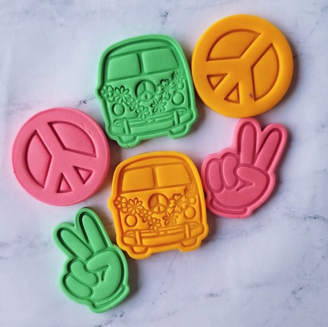 Peace Sign Cookie Cutter Detailed - SHARP EDGES - FAST Shipping ...