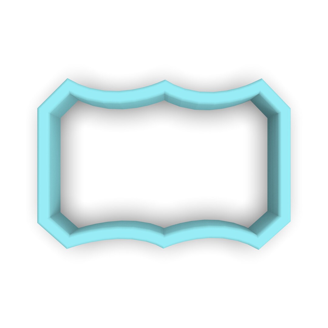 Plaque #38 Cookie Cutter Outline - SHARP EDGES - FAST Shipping - Choose ...