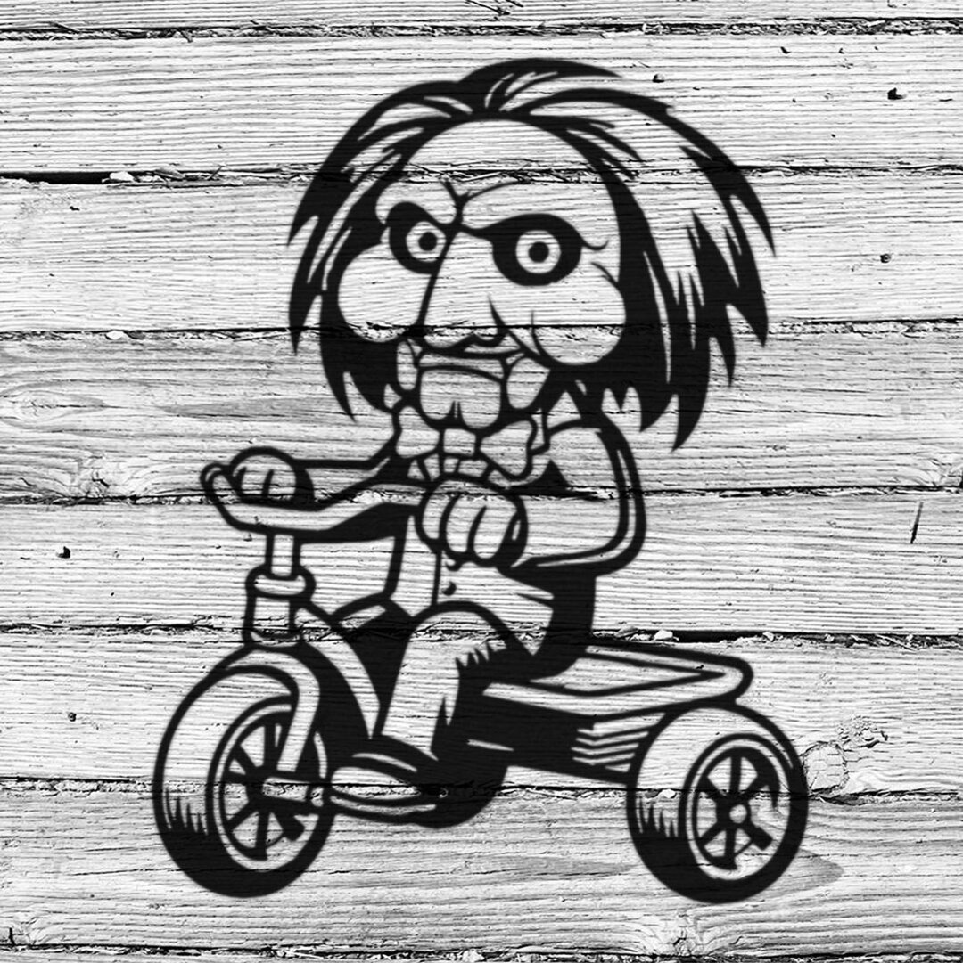 Tricycle Clown Stencil | REUSABLE, DURABLE, WASHABLE Craft Stencil ...