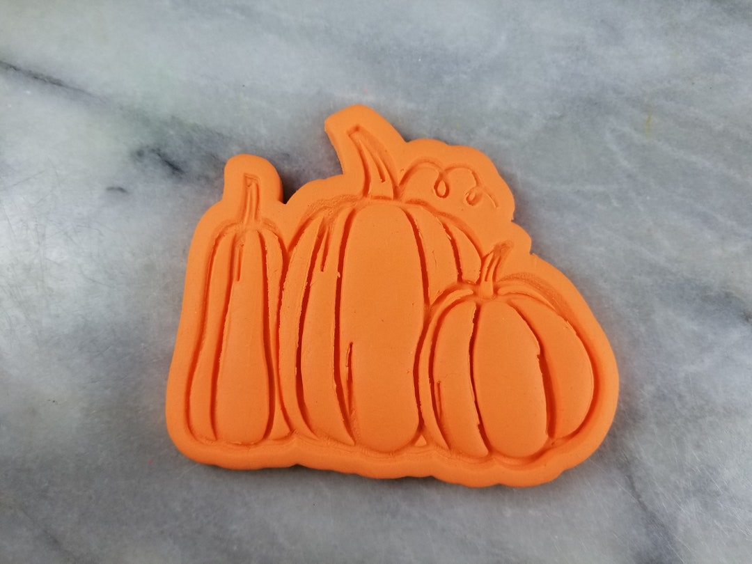 Pumpkins Cookie Cutter 2-piece, Outline & Stamp 1 - SHARP EDGES - FAST ...