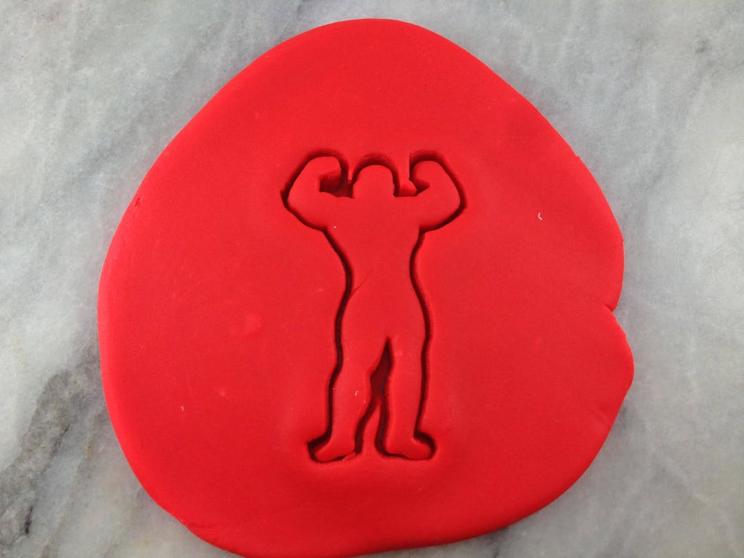 Body Builder Man Cookie Cutter Outline #1 - SHARP EDGES - FAST Shipping ...