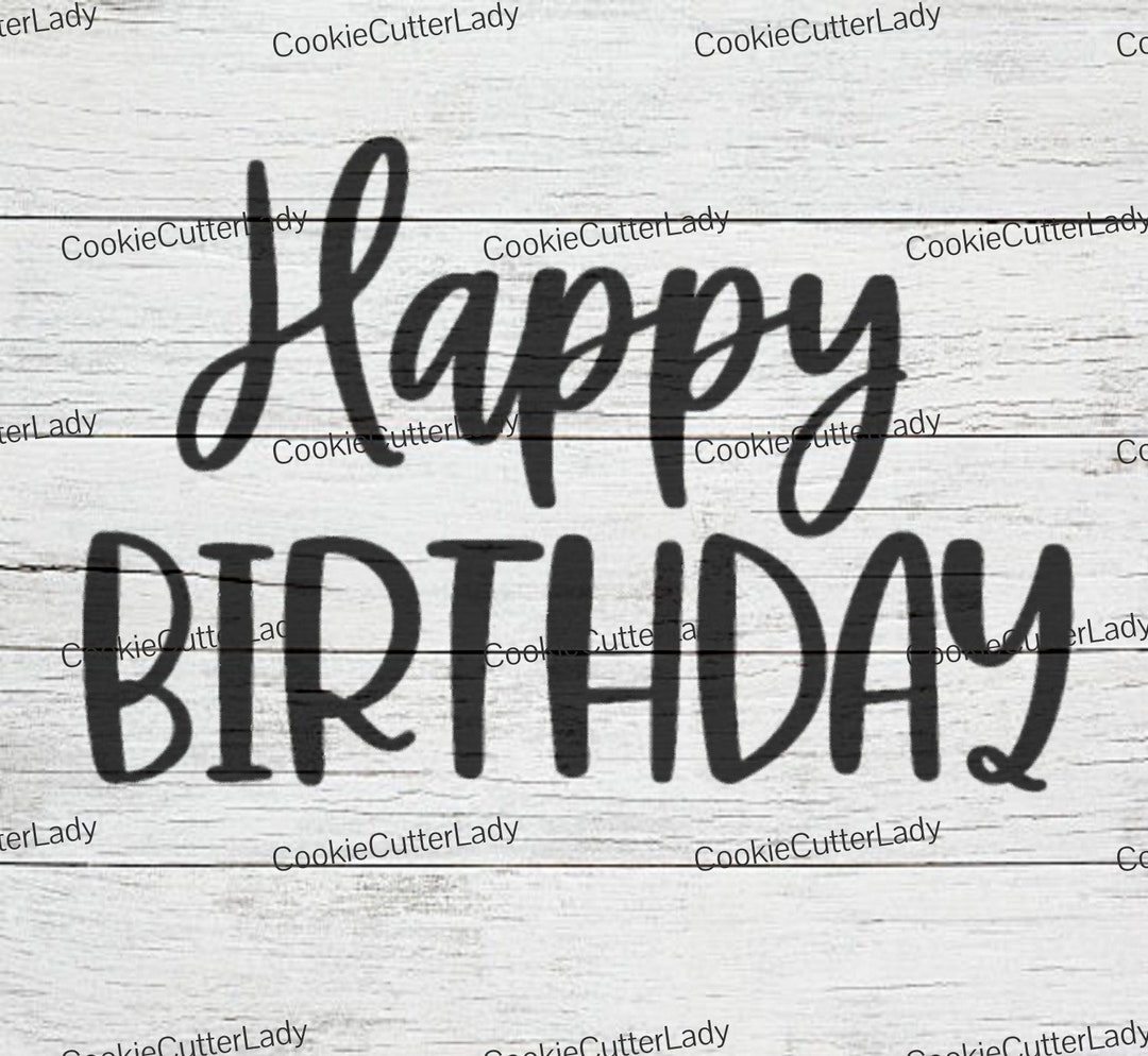 Happy Birthday Stencil | REUSABLE, DURABLE, WASHABLE Craft Stencil ...