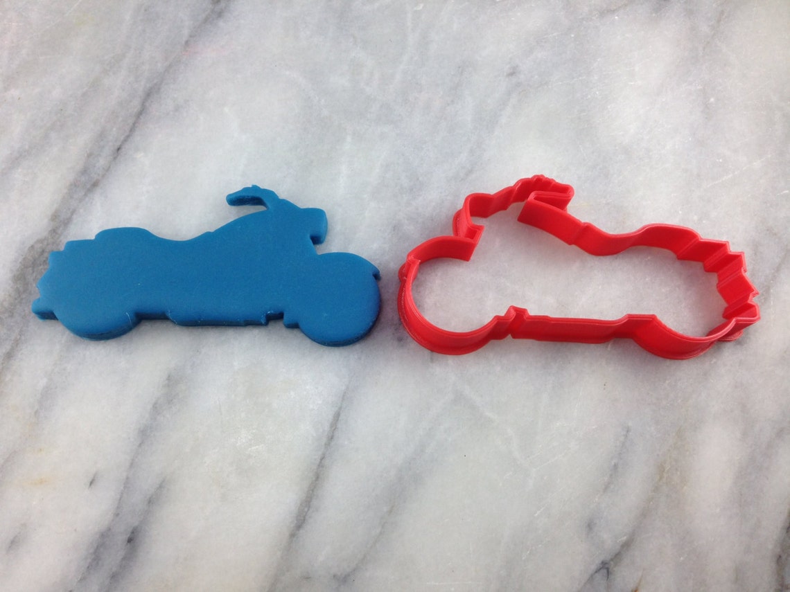 Motorcycle Cookie Cutter Outline - SHARP EDGES - FAST Shipping - Choose ...
