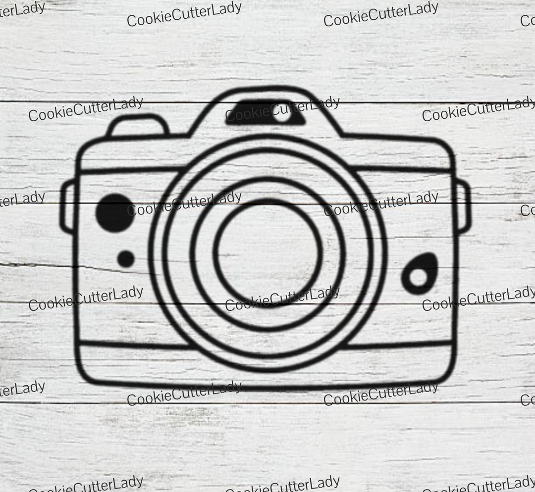 Camera Stencil | REUSABLE, DURABLE, WASHABLE Craft Stencil | Use for ...