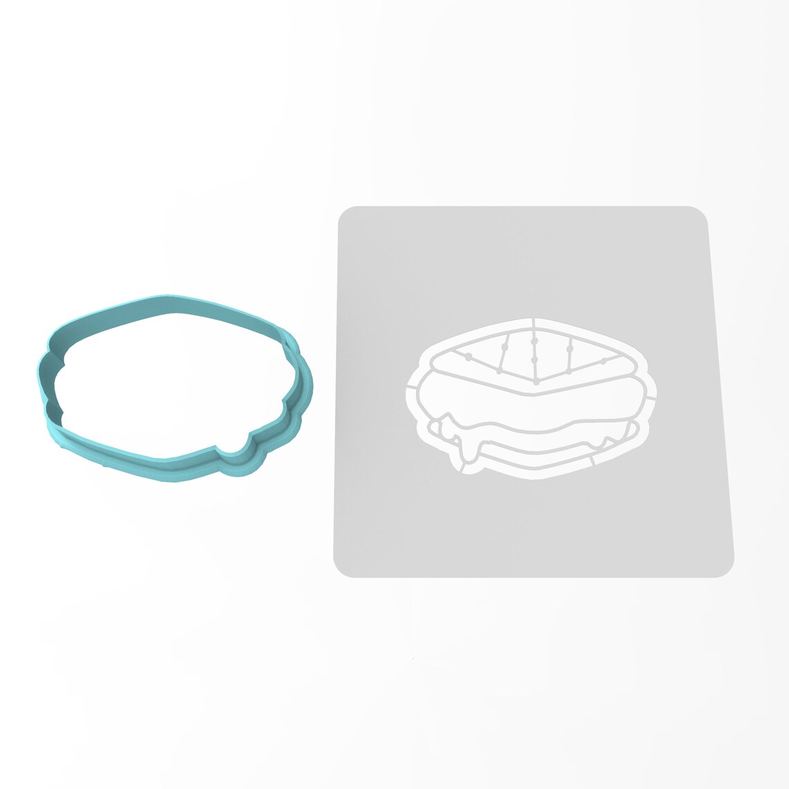 Smores Cookie Cutter Stamp Stencil SHARP EDGES FAST | Etsy