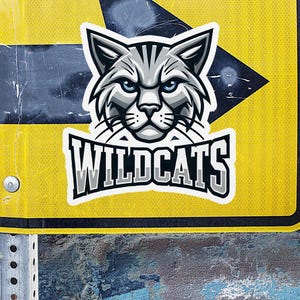 Wildcat Words 3 Vinyl Sticker | Dishwasher Safe & Durable | Custom ...