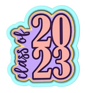 Class of 2023 Cookie Cutter Stamp Stencil B - Etsy