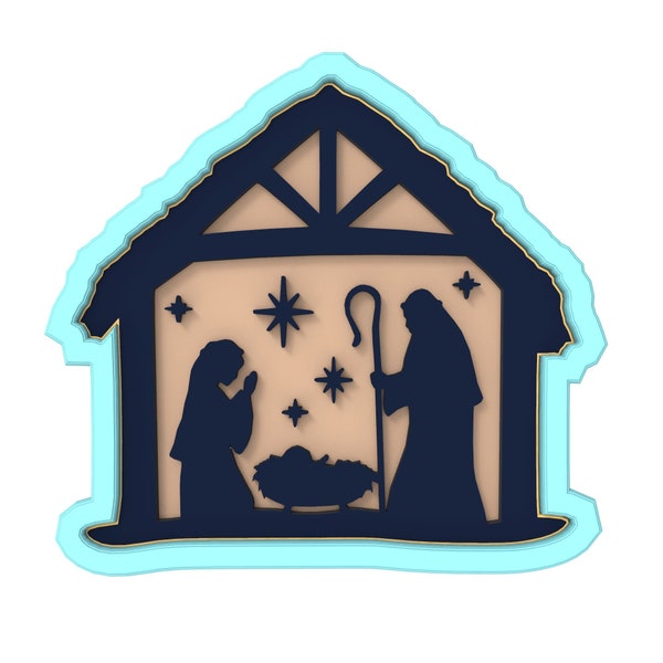 Nativity Cookie Cutters - Etsy