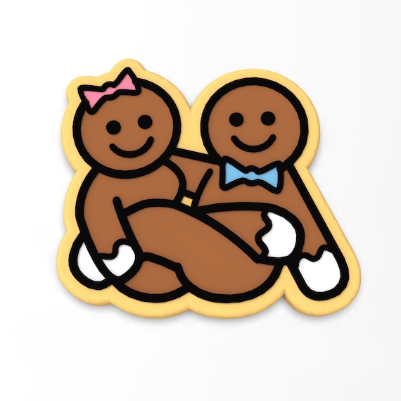 Gingerbread Sex Sitting Cookie Cutter Stamp Stencil Etsy