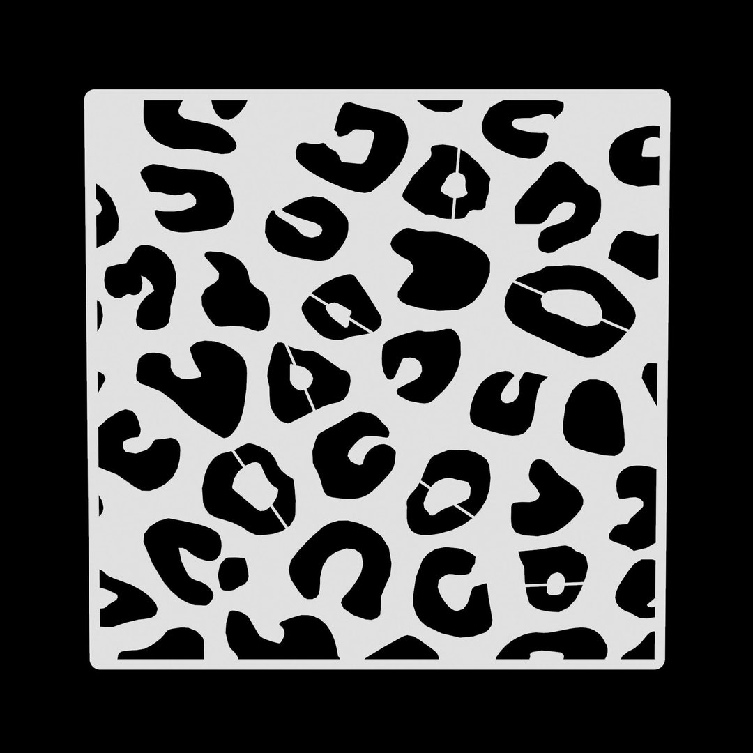 Animal Print Pattern Stencil #2 - Etsy