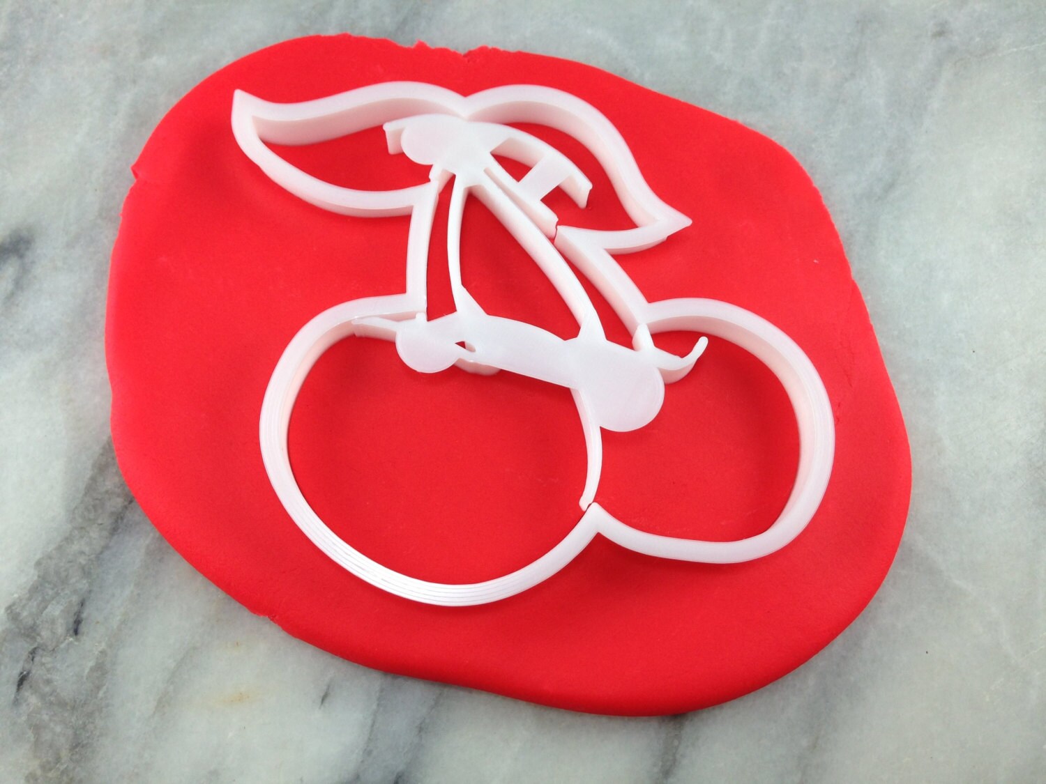 Cherries Cookie Cutter 2-piece Outline & Stamp SHARP EDGES | Etsy