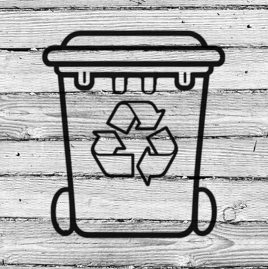 Recycling Bin Stencil | REUSABLE, DURABLE, WASHABLE Craft Stencil | Use ...
