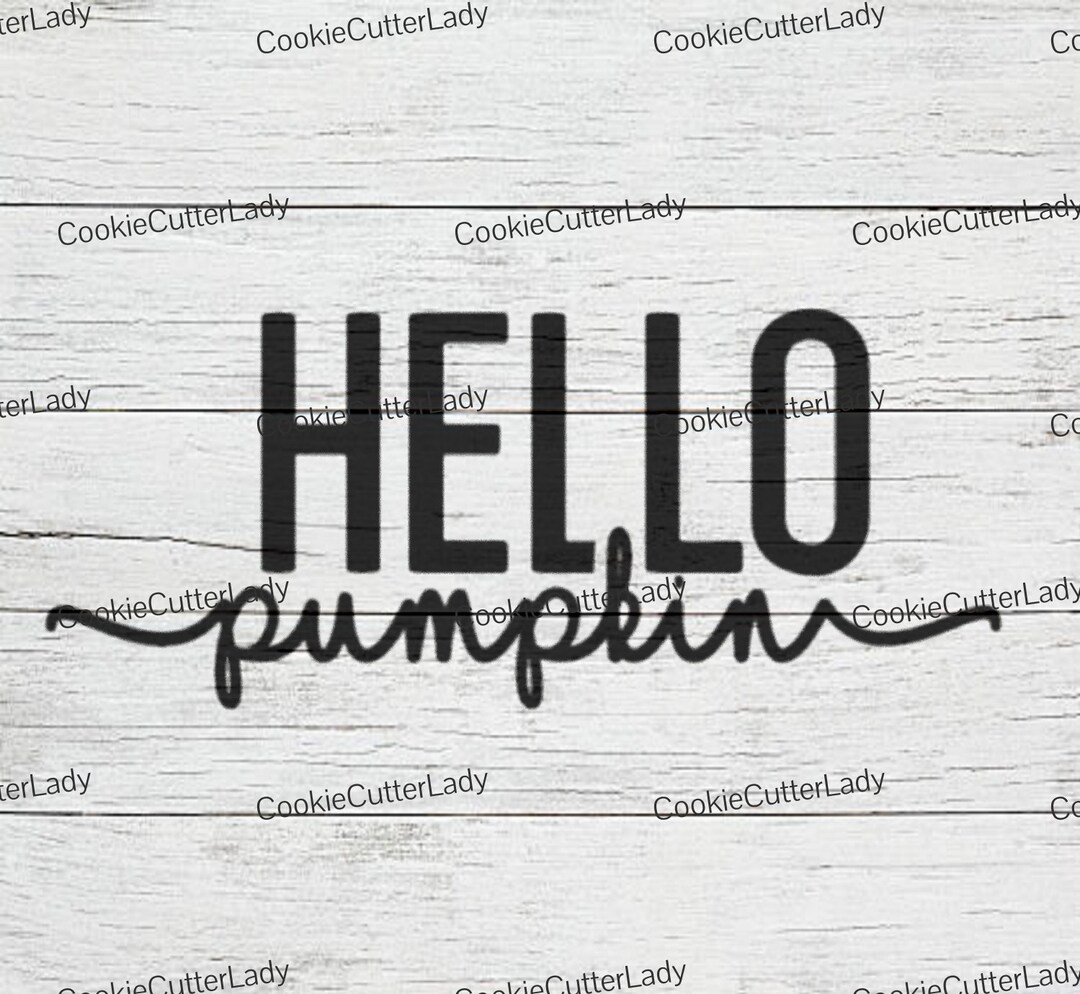 Hello Pumpkin Stencil | REUSABLE, DURABLE, WASHABLE Craft Stencil | Use ...
