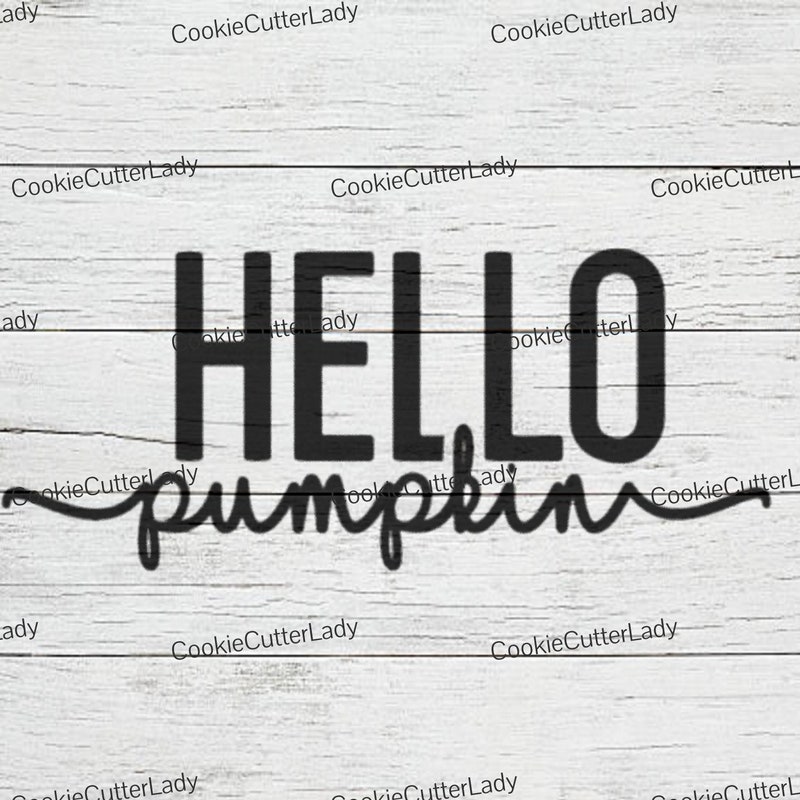 Hello Stencil - Etsy