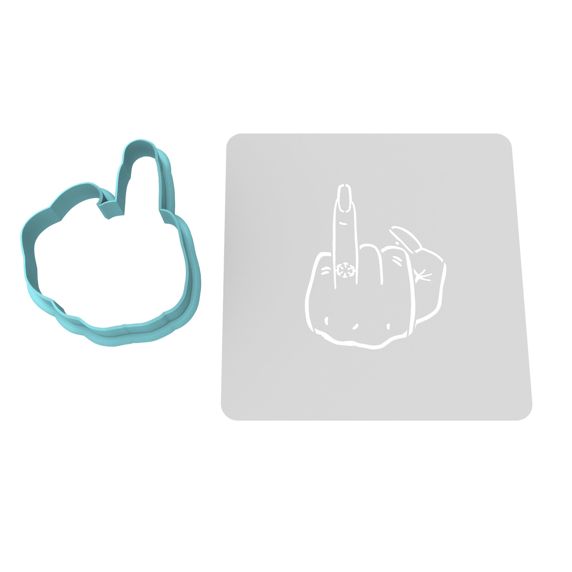 Ring Finger Bride Cookie Cutter | Stamp | Stencil - SHARP EDGES - FAST ...