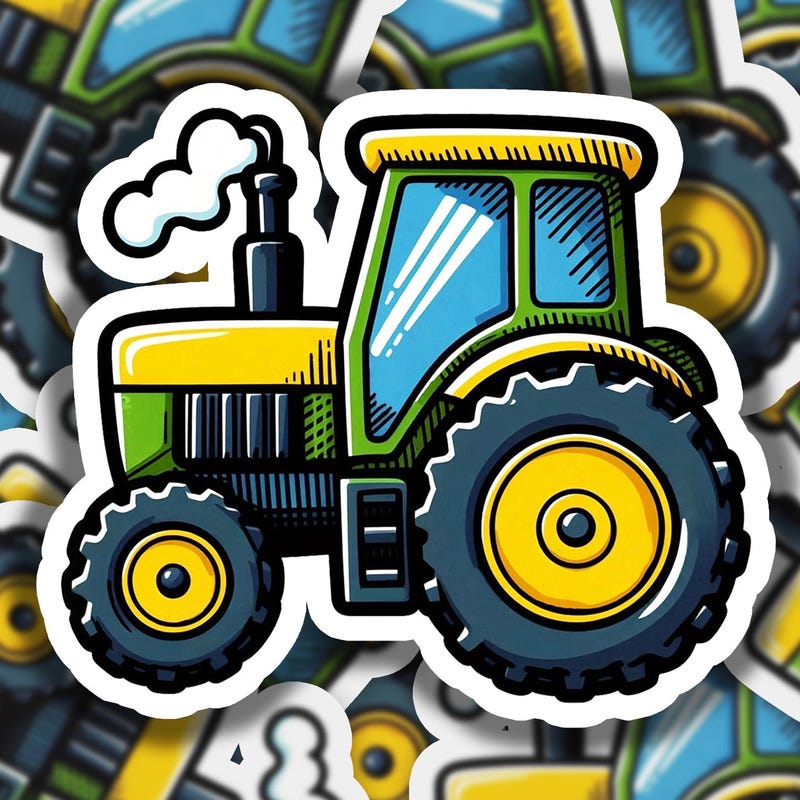 Tractor Stickers - Etsy